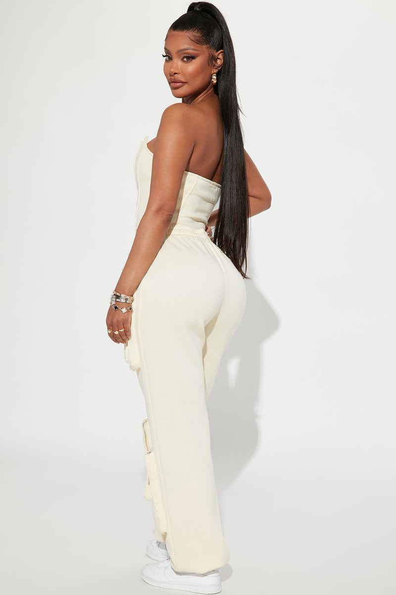 Charlie Cargo Pant Set - Cream | Fashion Nova, Matching Sets | Fashion Nova
