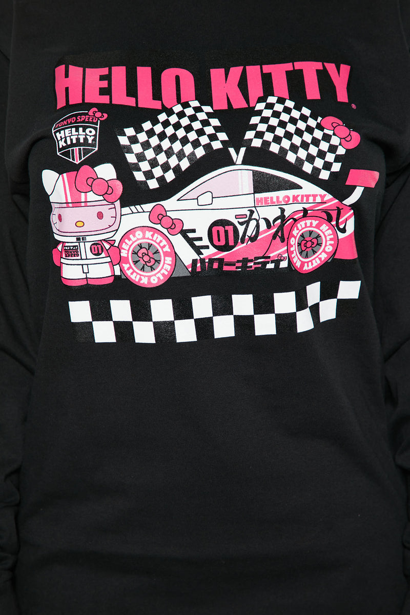 Hello Kitty Race Track Tee - Black | Fashion Nova, Screens Tops and ...