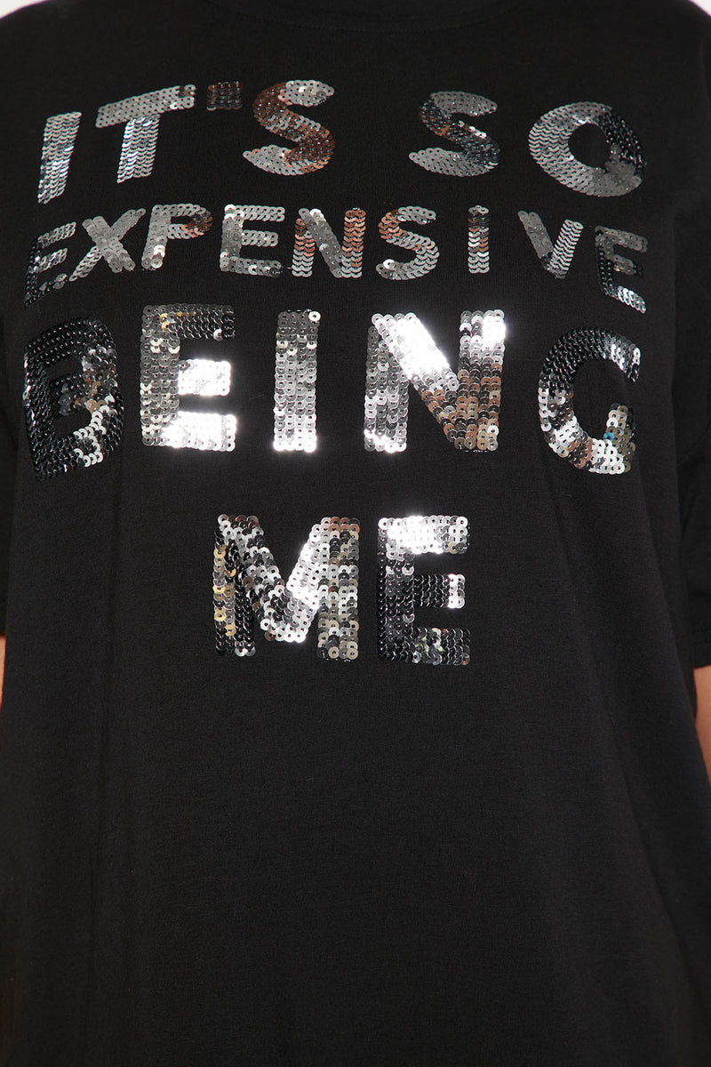 It's So Expensive Being Me Tee - Black | Fashion Nova, Screens Tops and ...
