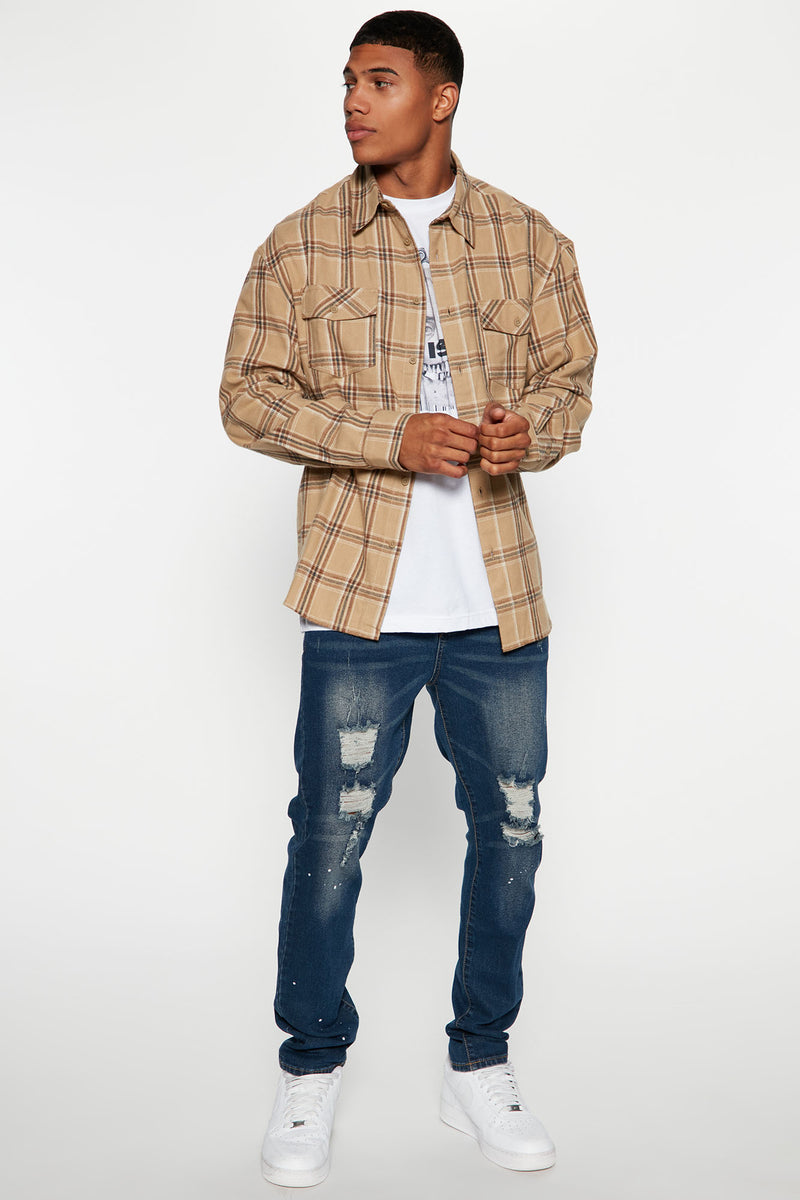 Been Like This Ripped Stacked Slim Jeans - Dark Wash | Fashion Nova ...