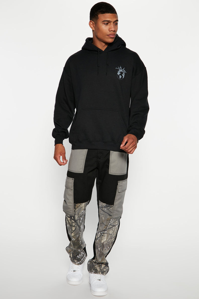 Cruel World Hoodie - Black | Fashion Nova, Mens Graphic Tees | Fashion Nova