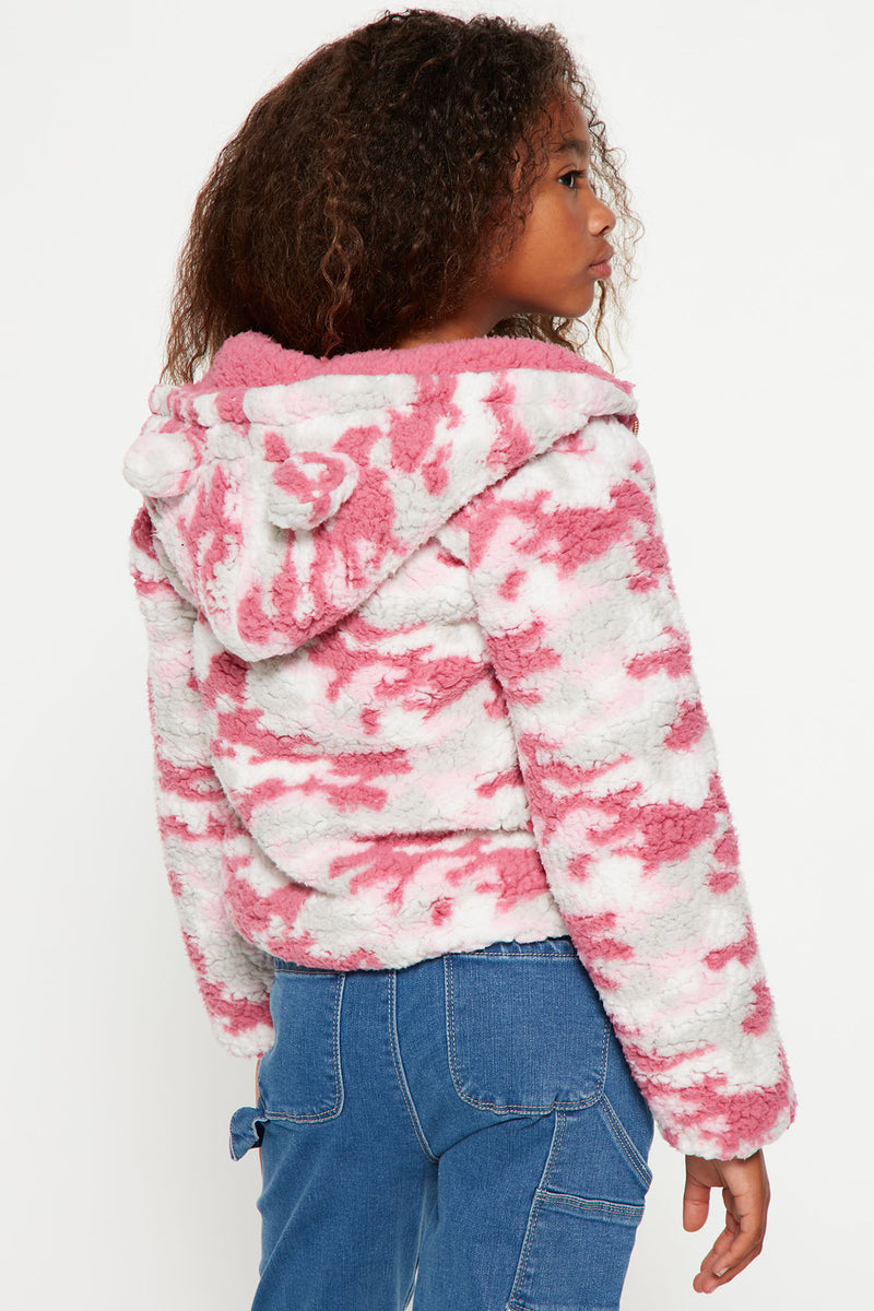 Mini Candy Cane Reversible Sherpa Jacket - Red/White | Fashion Nova ...