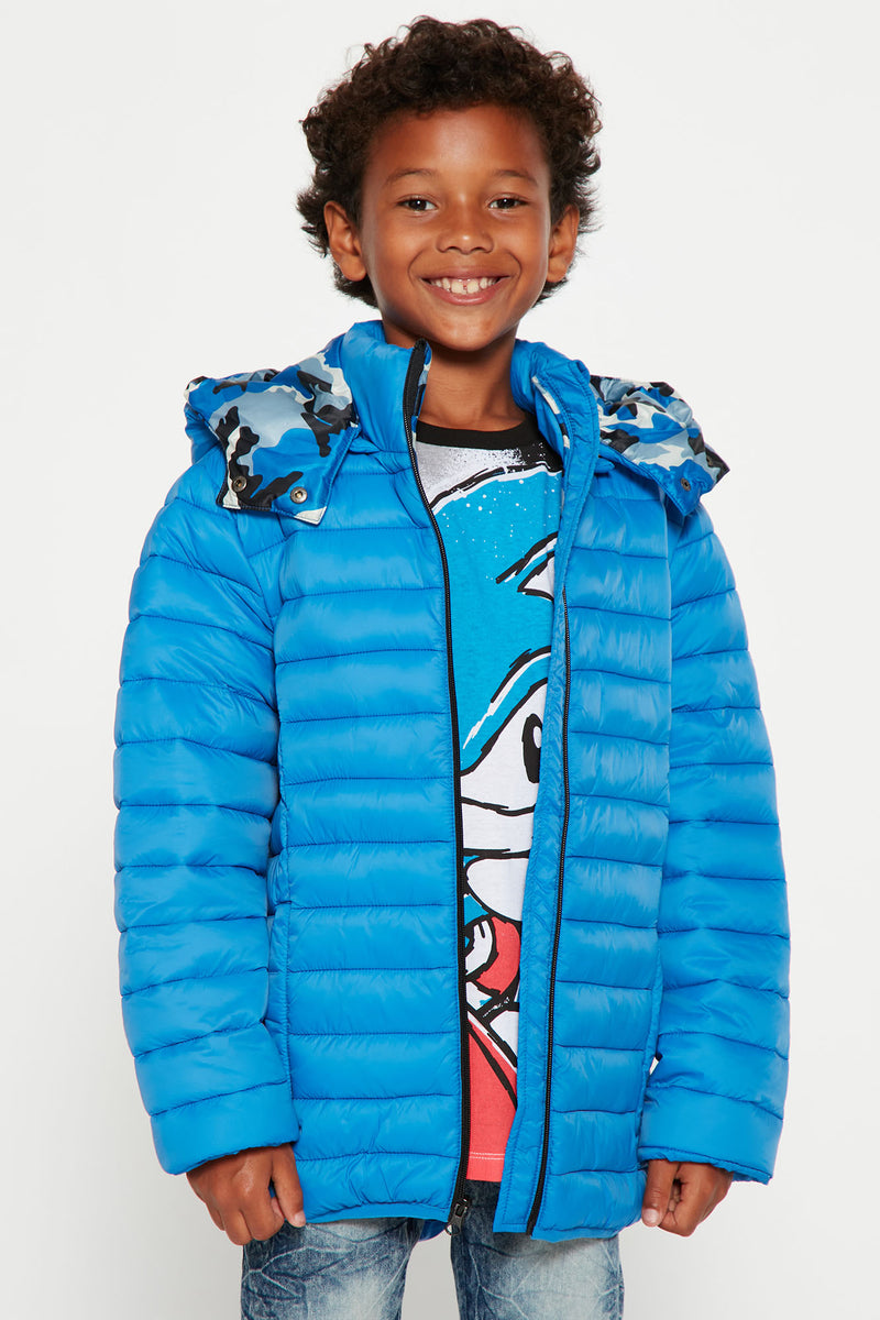 Mini Cayden Puffer Jacket - Royal | Fashion Nova, Kids Jackets & Coats ...