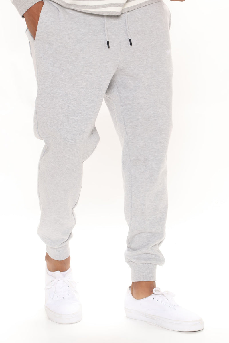 Tyson Logo Jogger - Heather Grey | Fashion Nova, Mens Pants | Fashion Nova