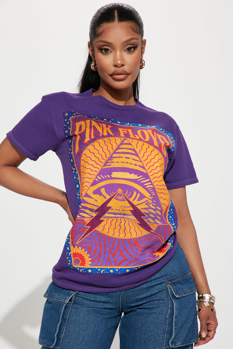 Pink Floyd Retro Eye Top - Purple | Fashion Nova, Screens Tops and ...