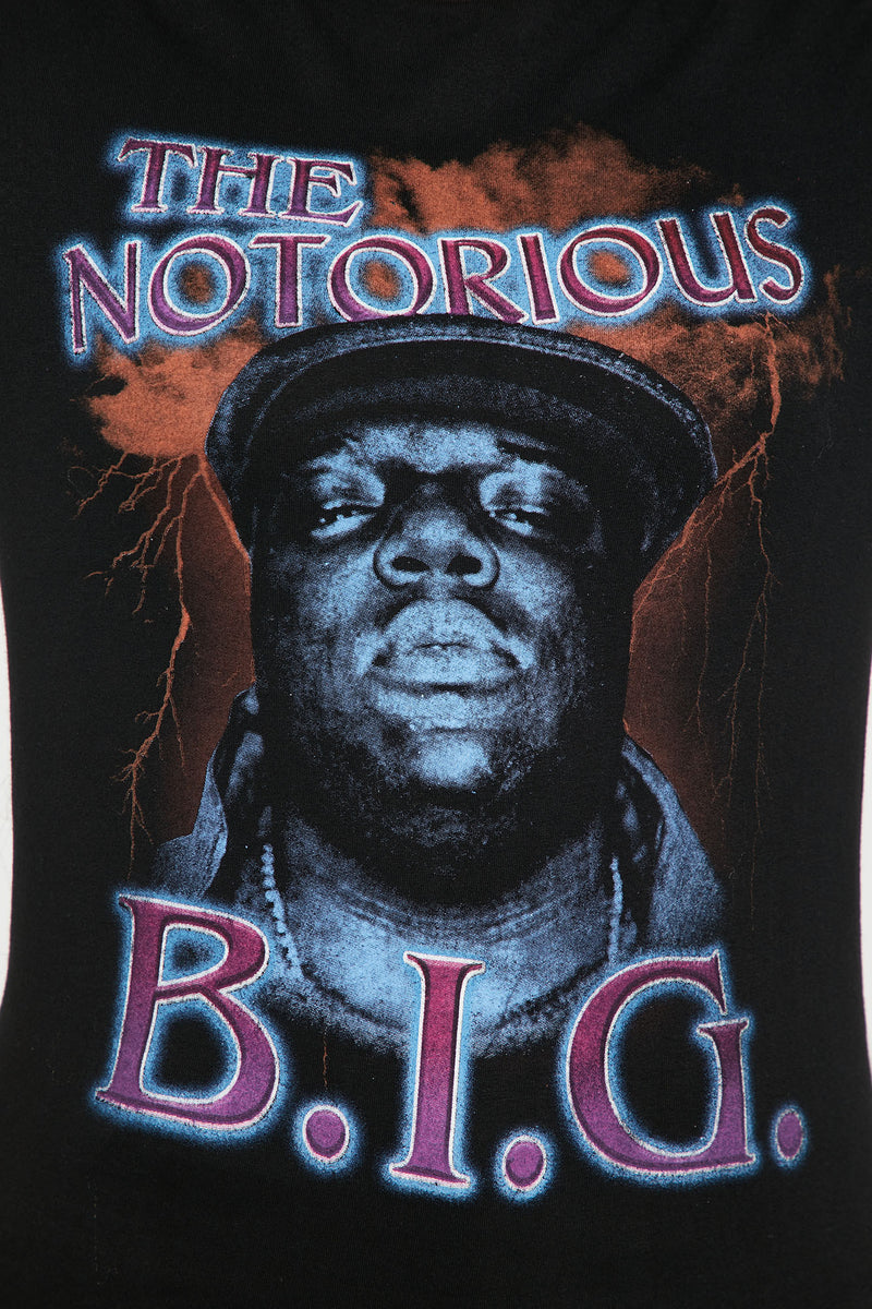 The Notorious BIG 2 In 1 Long Sleeve Tee - Black | Fashion Nova ...