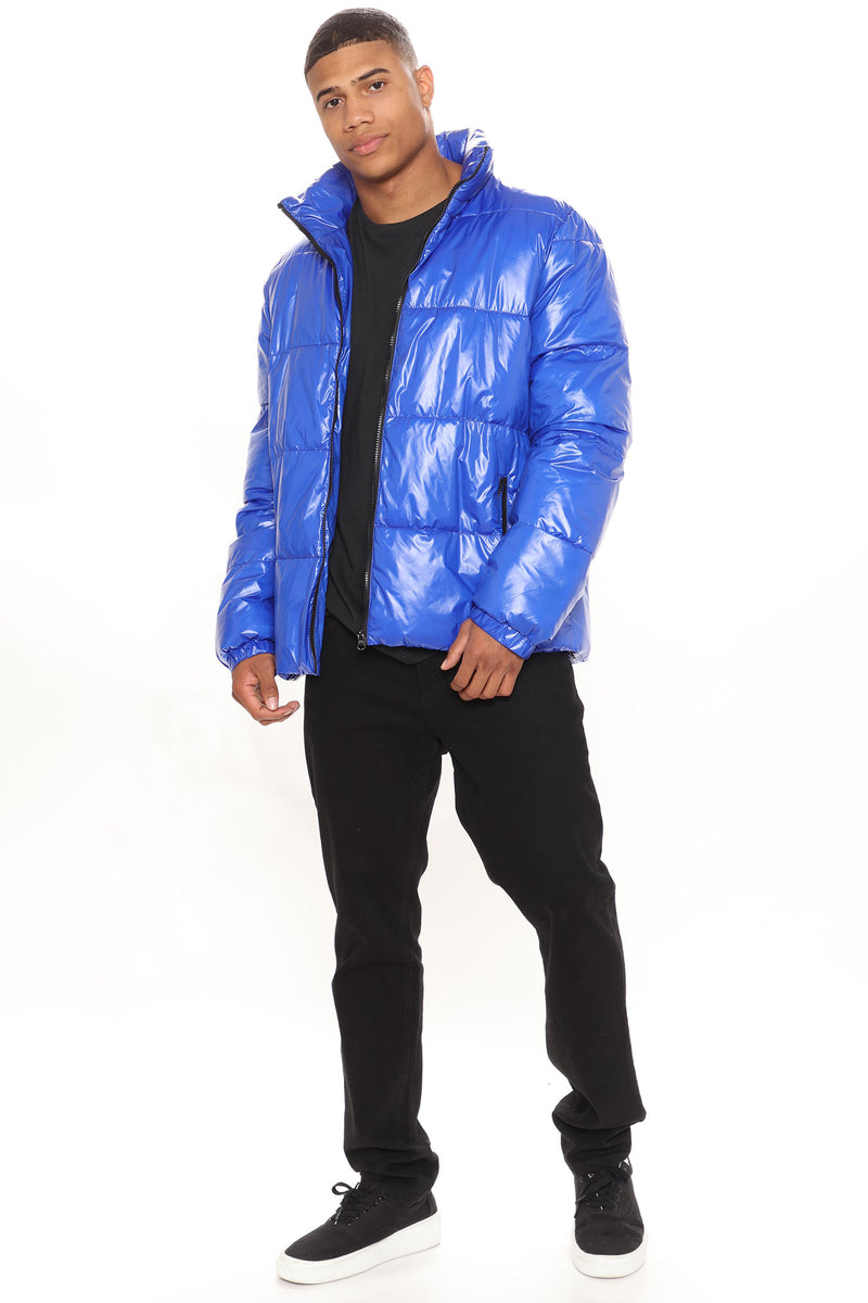 Drew Puffer Jacket - Blue | Fashion Nova, Mens Jackets | Fashion Nova