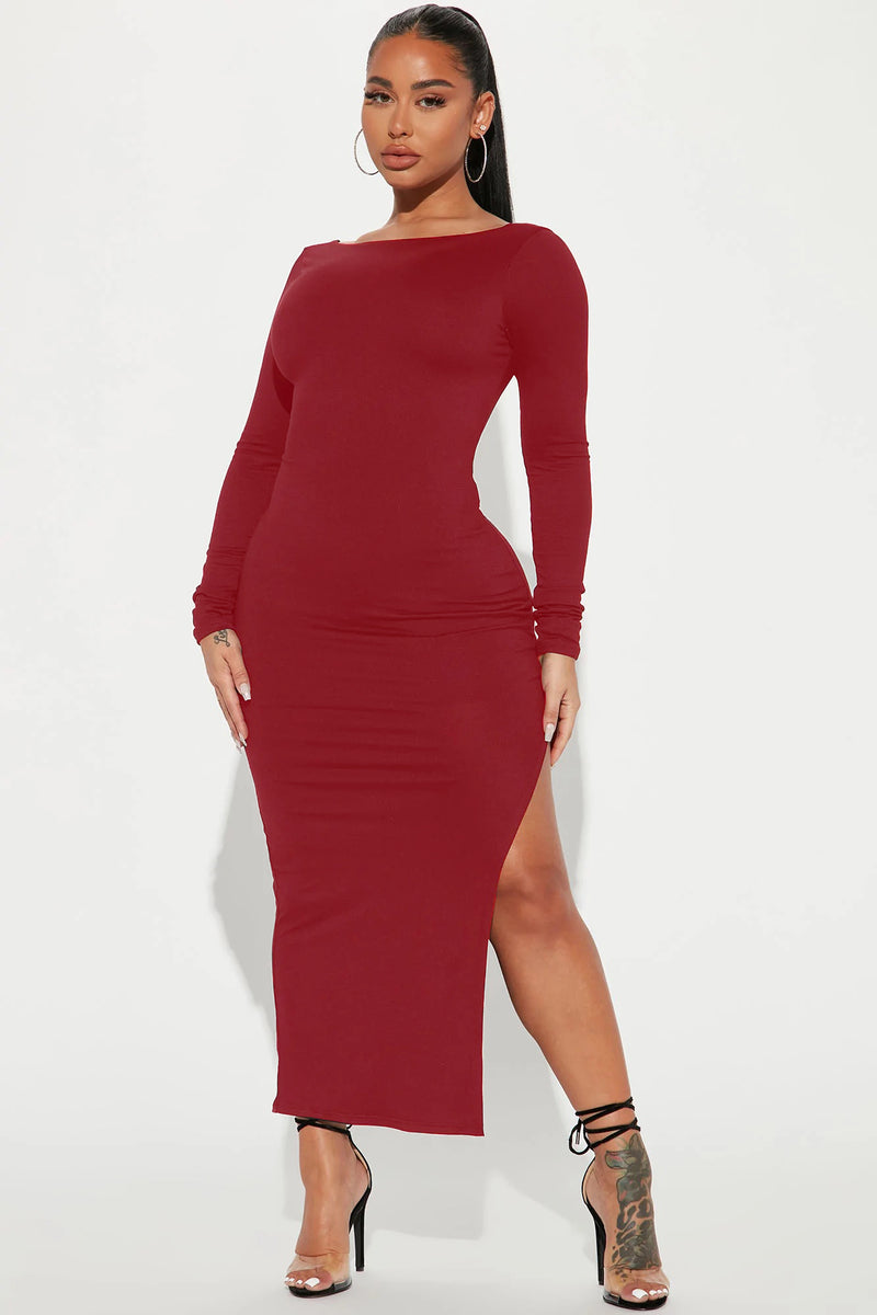 Maisy Double Lined Maxi Dress - Terracotta | Fashion Nova, Dresses | Fashion Nova