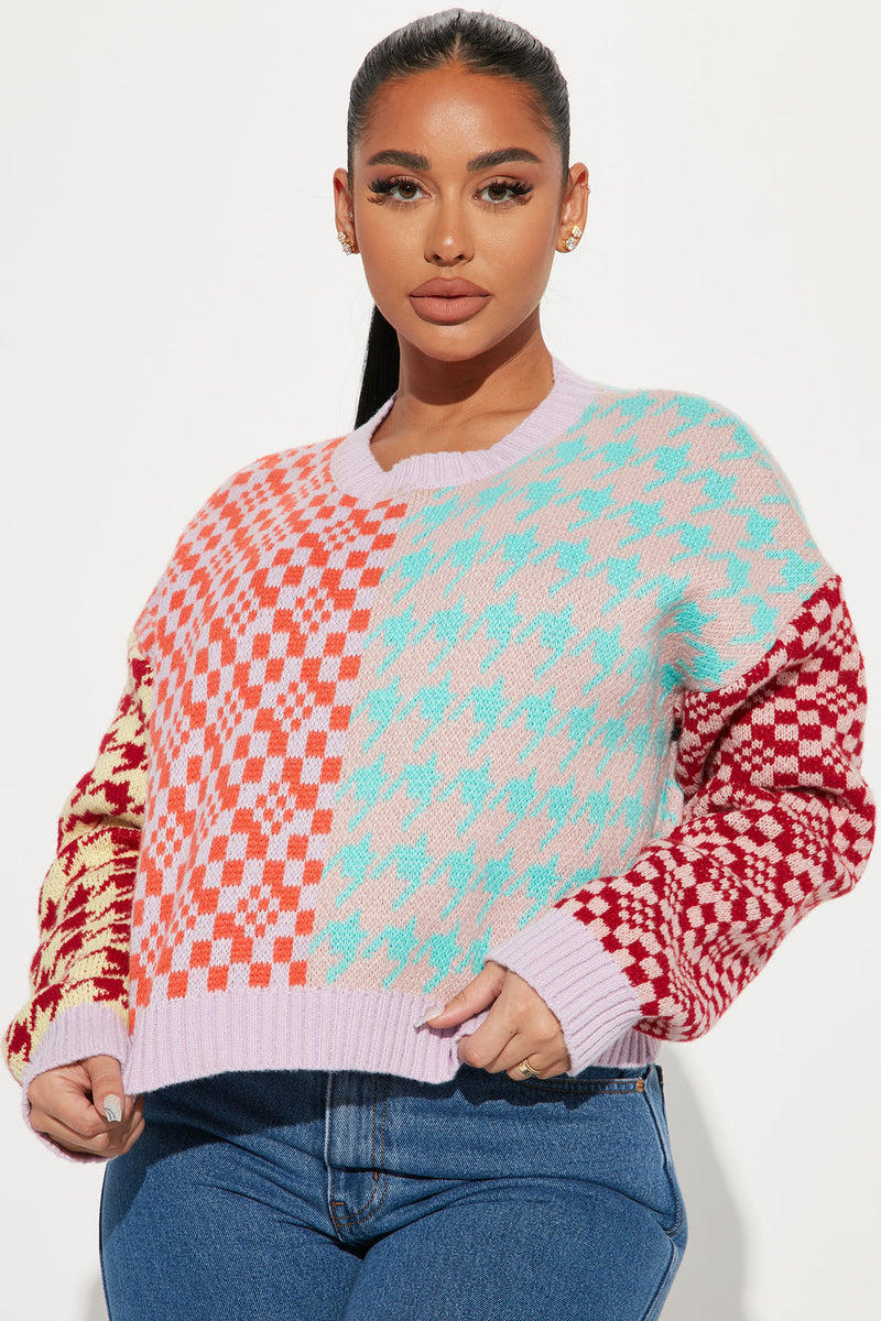 Mixed And Matched Sweater - Multi Color | Fashion Nova, Sweaters ...