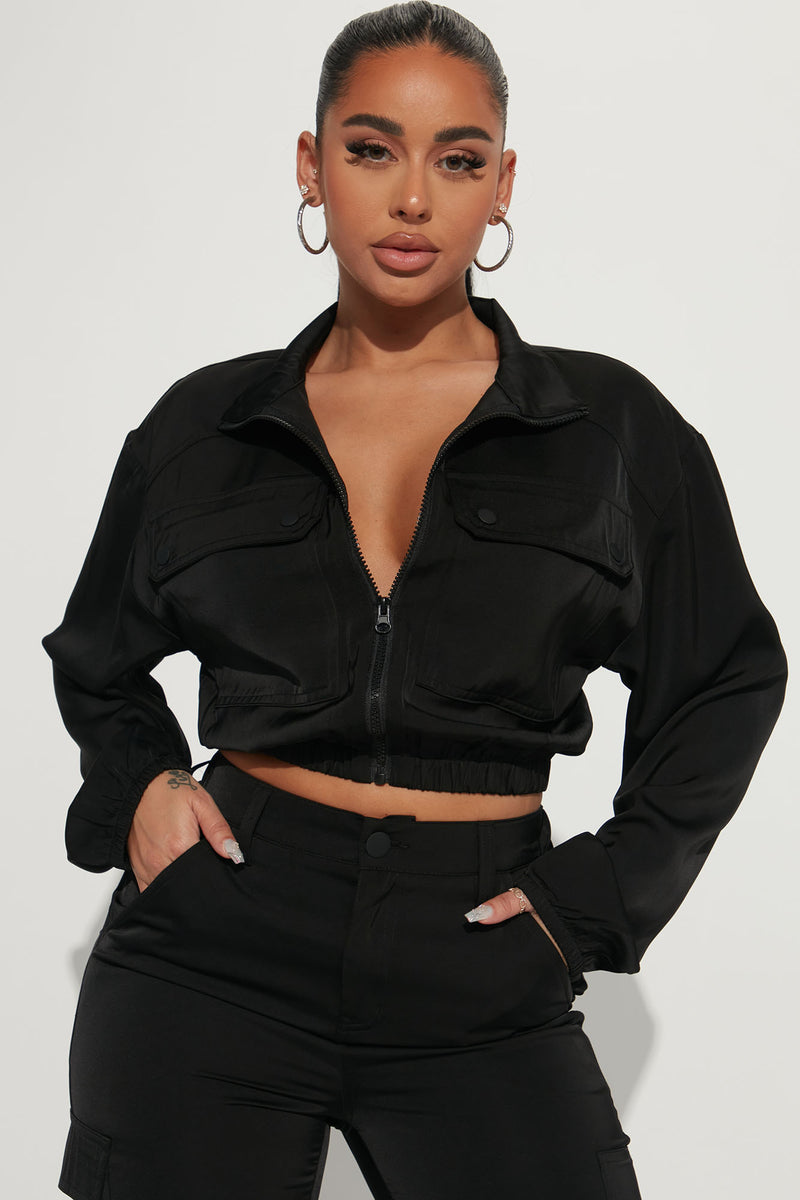 Sydney Satin Pant Set - Black | Fashion Nova, Matching Sets | Fashion Nova