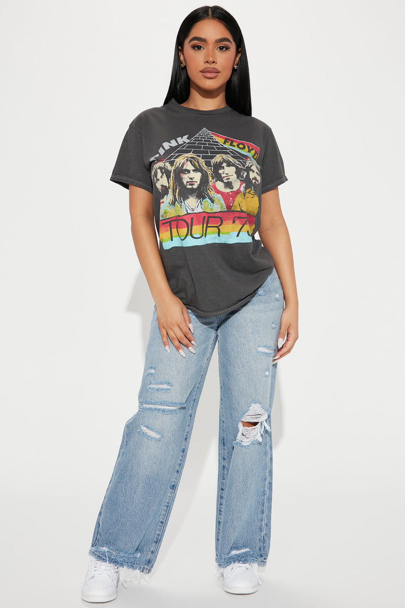 Pink Floyd Tour 73 T-Shirt - Charcoal | Fashion Nova, Screens Tops and ...