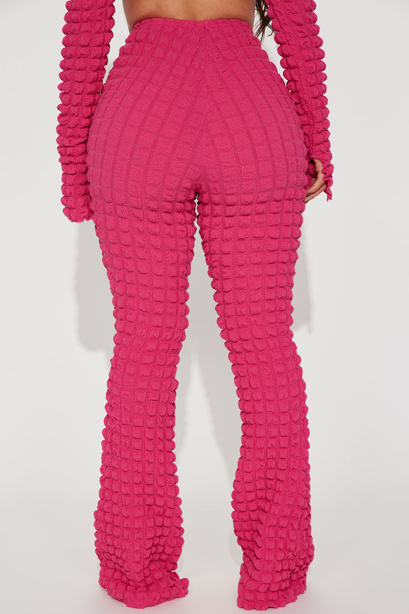 Cloud Nine Flare Pant - Fuchsia | Fashion Nova, Pants | Fashion Nova