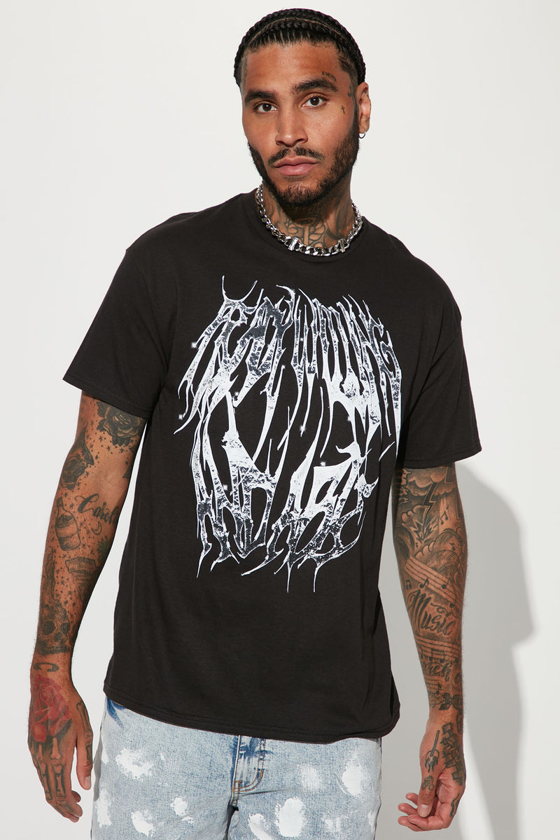 Chrome Ways Short Sleeve Tee - Black | Fashion Nova, Mens Graphic Tees ...