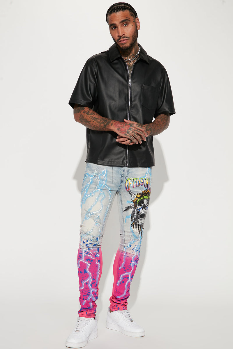 Rocker Chief Skinny Jeans - Light Wash | Fashion Nova, Mens Jeans ...