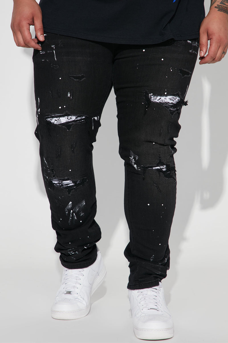 On That Time Stacked Skinny Jeans - Grey | Fashion Nova, Mens Jeans ...