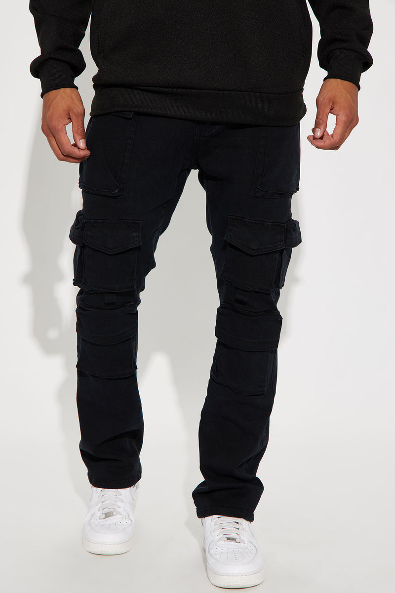 Multi Pocket Cargo Pants - Black | Fashion Nova, Mens Pants | Fashion Nova