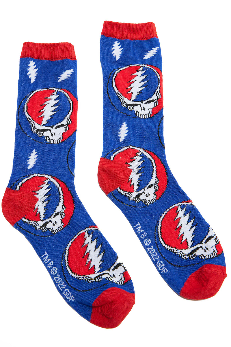 Grateful Dead Socks - Blue/combo | Fashion Nova, Mens Accessories ...