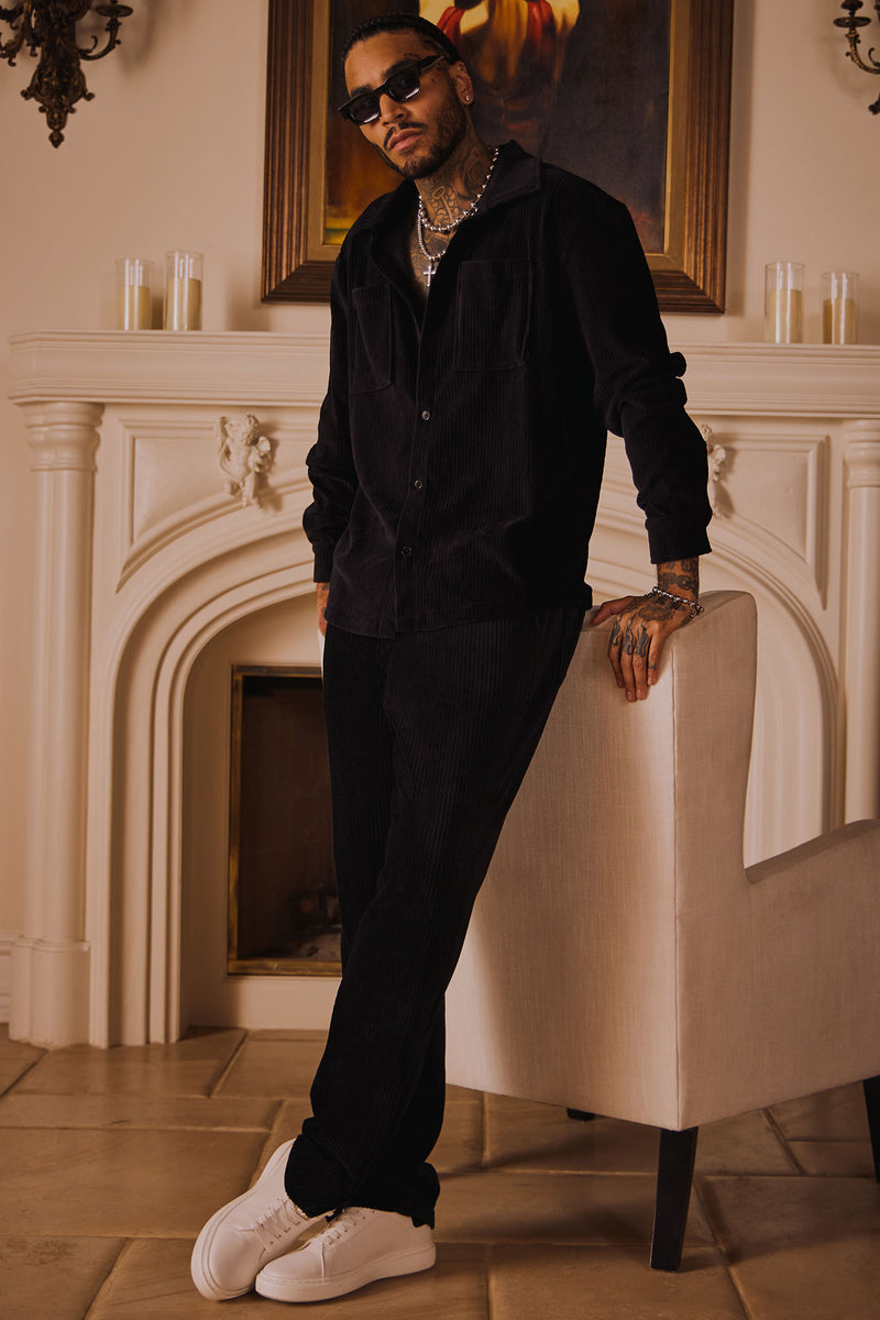 Luxury Knit Ribbed Pants - Black | Fashion Nova, Mens Pants | Fashion Nova