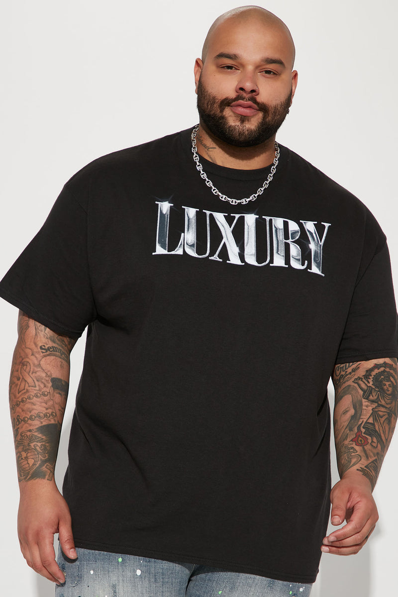 Luxury Chrome Short Sleeve Tee - Black | Fashion Nova, Mens Graphic ...
