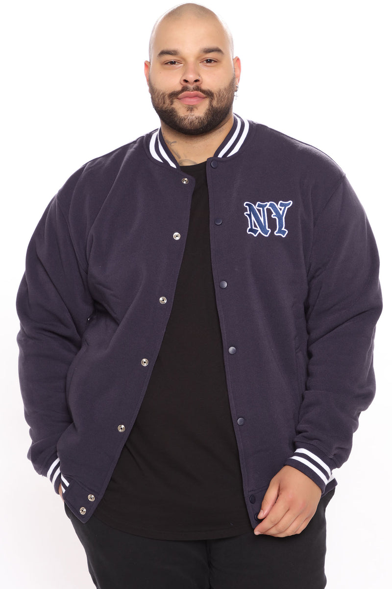 New York Varsity Jacket - Navy | Fashion Nova, Mens Jackets | Fashion Nova