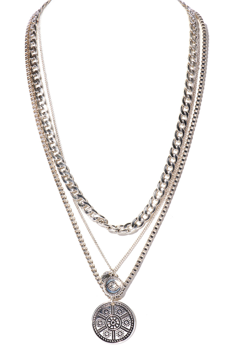 Chill Vibes 3 Piece Chain Necklace - Silver | Fashion Nova, Mens ...
