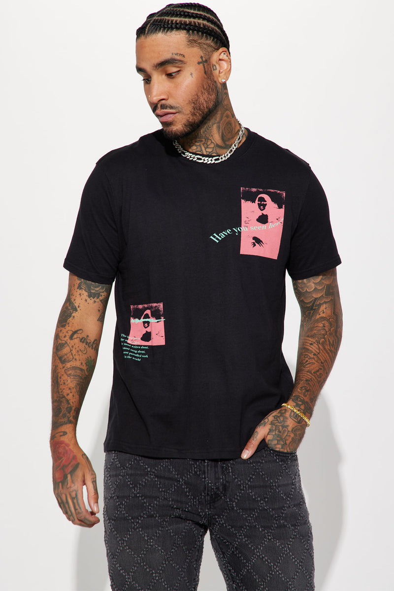 Mona Lisa Xray Short Sleeve Tee - Black | Fashion Nova, Mens Graphic Tees | Fashion Nova