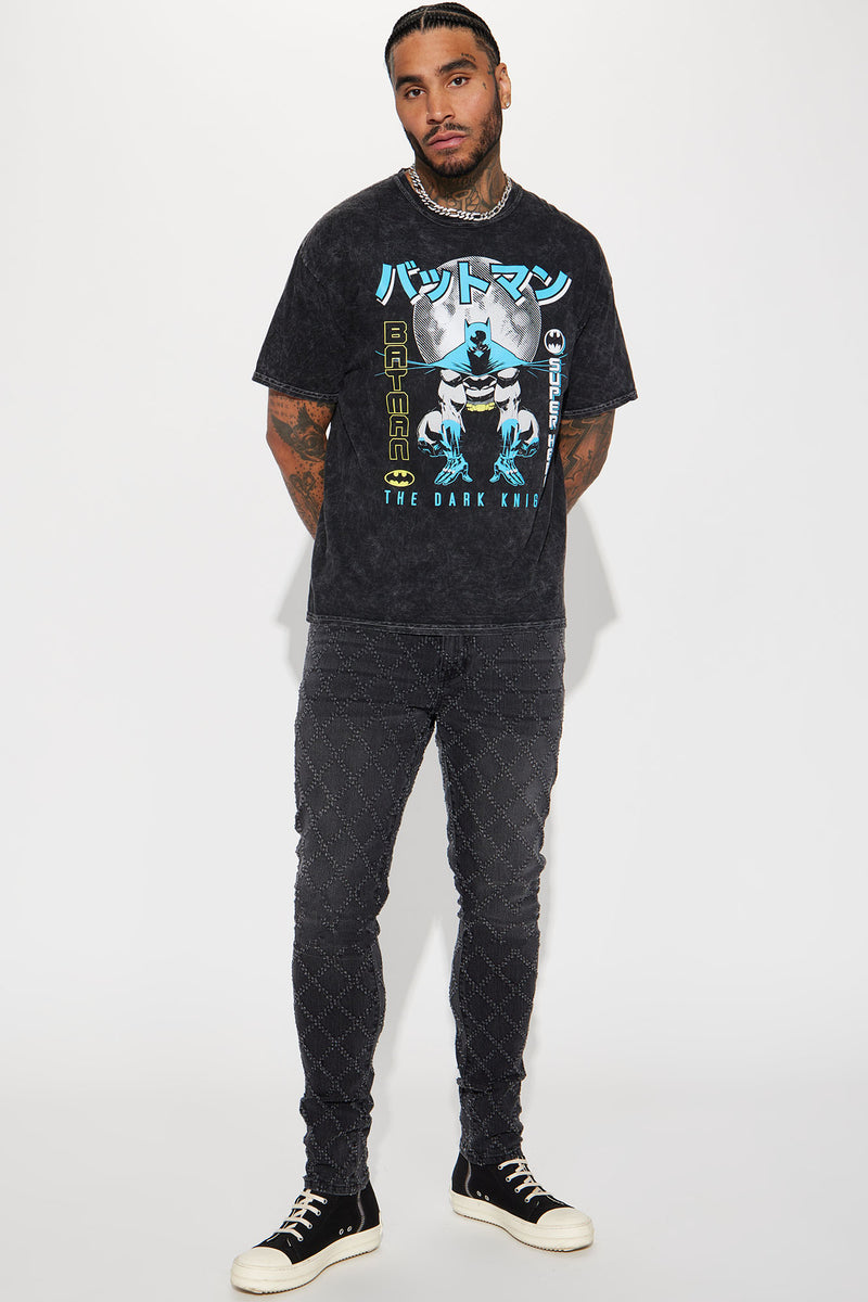 The Dark Knight Kanji Tie-Dye Short Sleeve Tee - Black | Fashion Nova ...