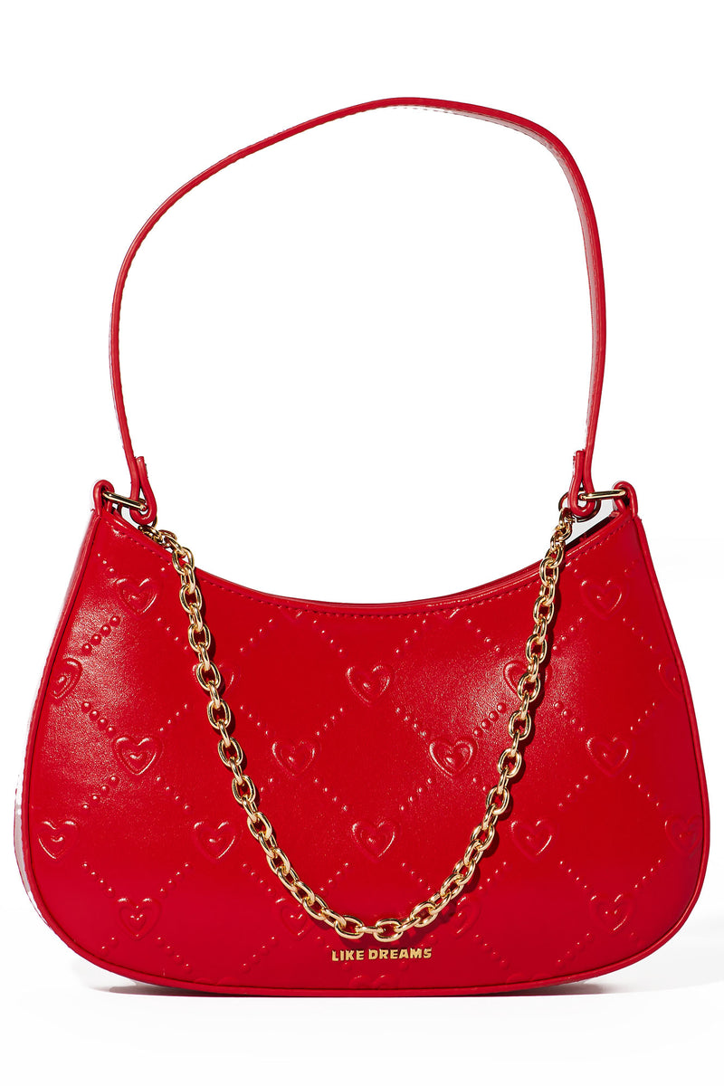 Stealing Hearts Shoulder Bag Red Fashion Nova Handbags Fashion Nova