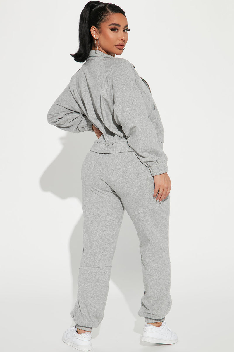 Hanging Out Jogger Set - Grey | Fashion Nova, Matching Sets | Fashion Nova