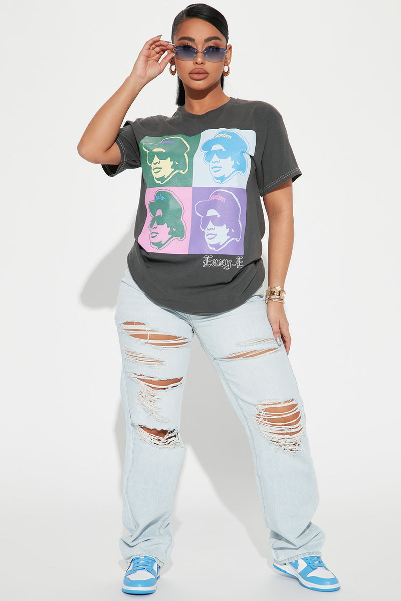 Eazy-E Front Screen Graphic T-Shirt - Black Wash | Fashion Nova ...