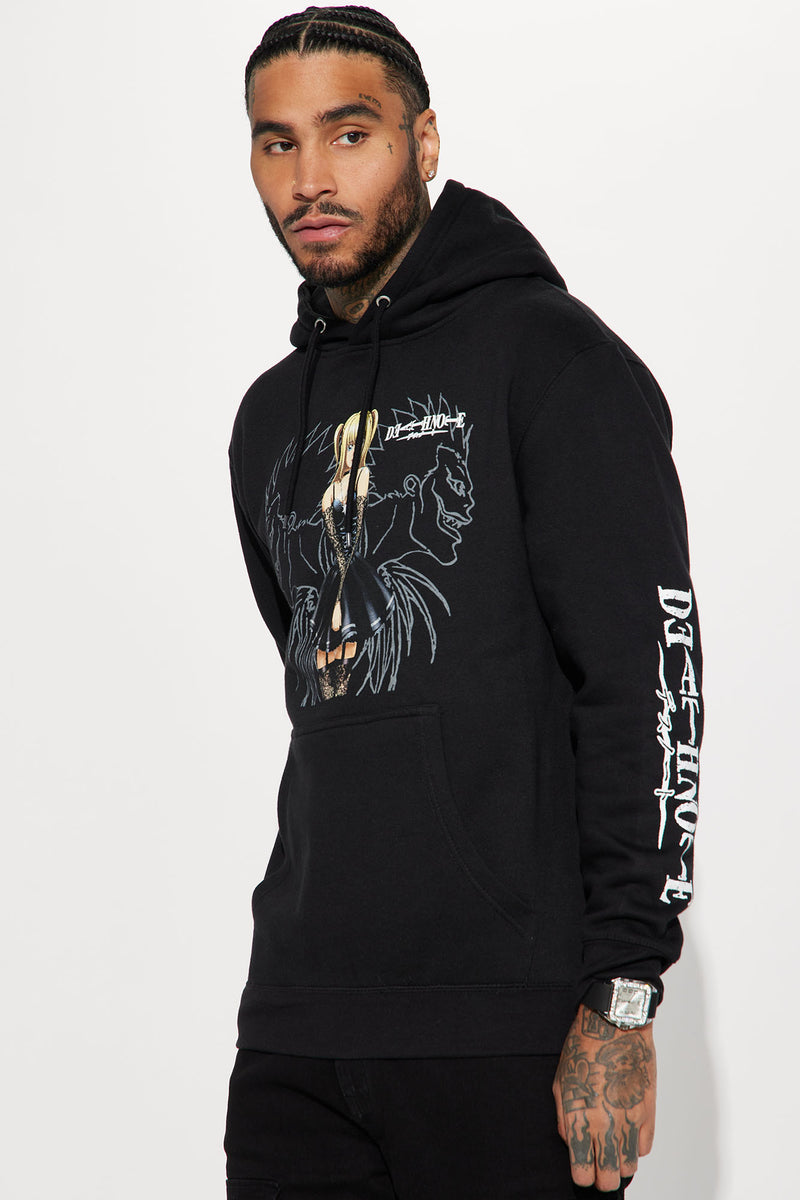 Death Note Kira Ryuk Shadow Hoodie - Black | Fashion Nova, Mens Graphic ...