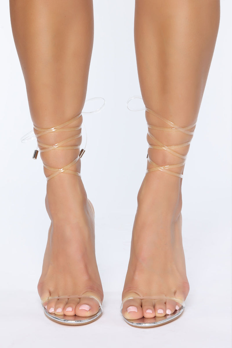 Lucky You Heeled Sandals - Silver | Fashion Nova, Shoes | Fashion Nova