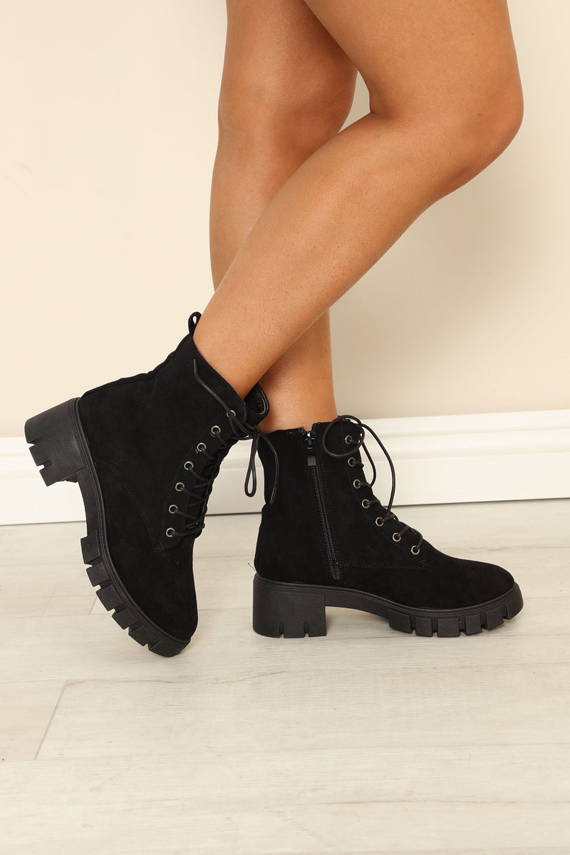 Put In Work Booties - Black | Fashion Nova, Shoes | Fashion Nova