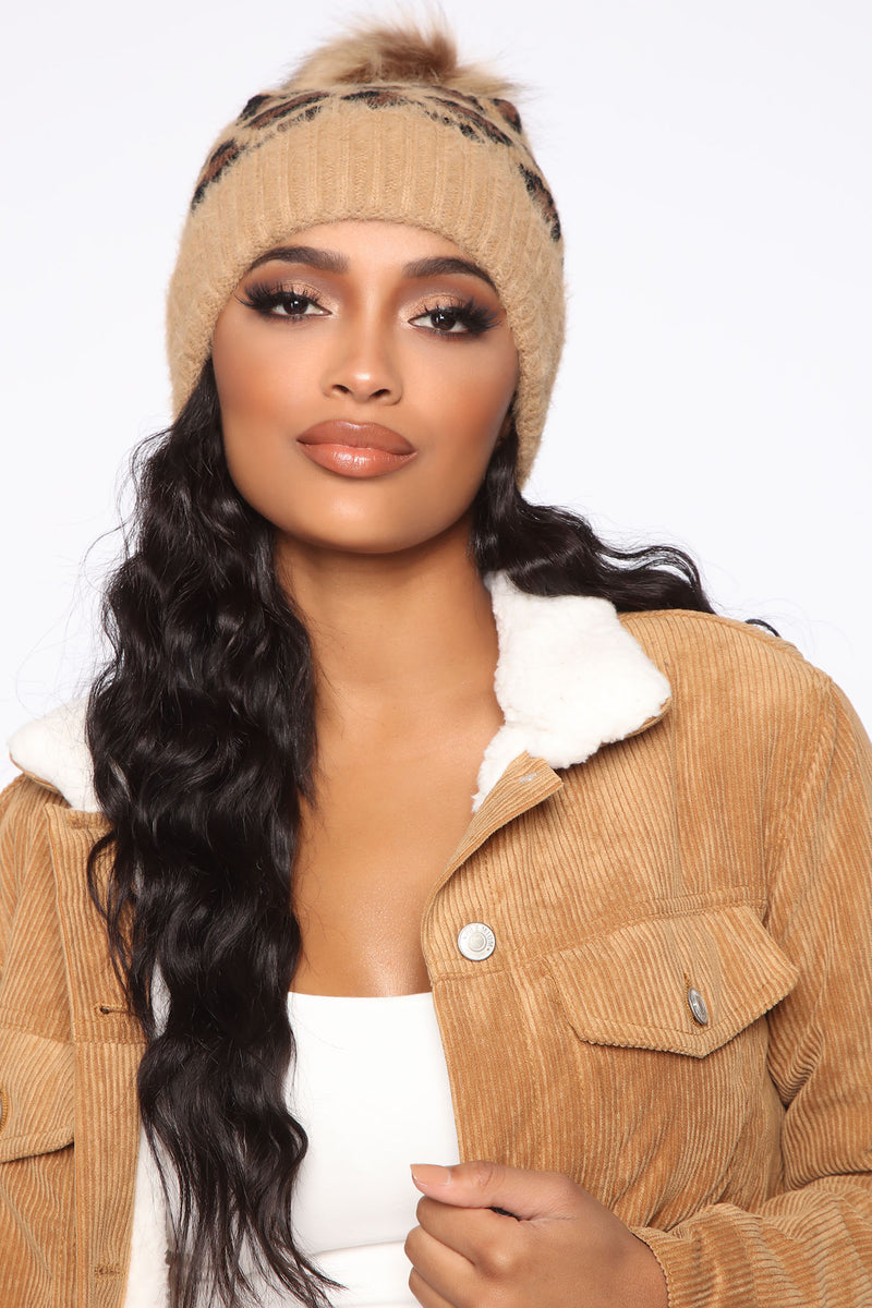 Always Wildin' Beanie - Brown/combo | Fashion Nova, Accessories ...
