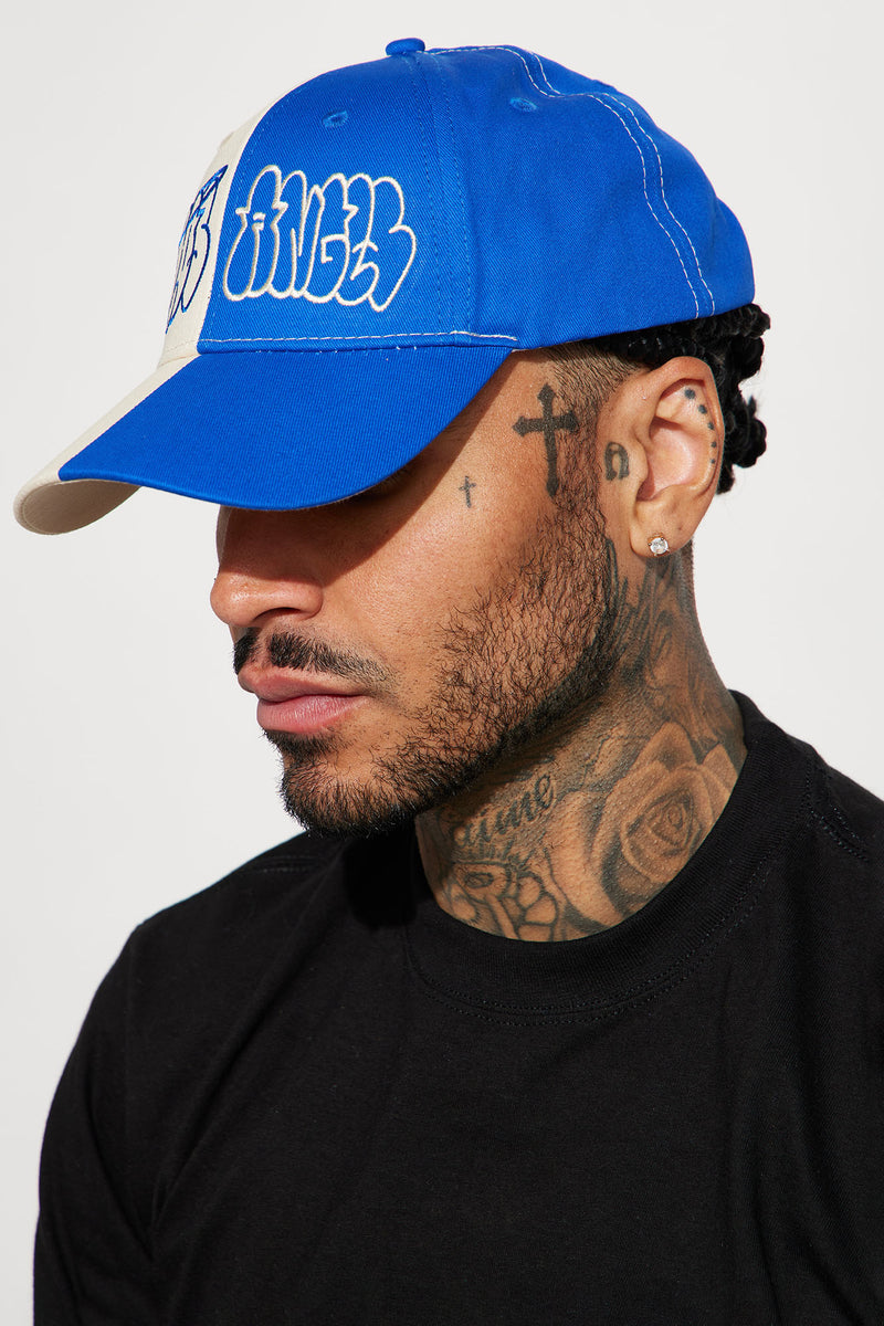 Angel City Split Dad Hat - Royal/combo | Fashion Nova, Mens Accessories | Fashion Nova