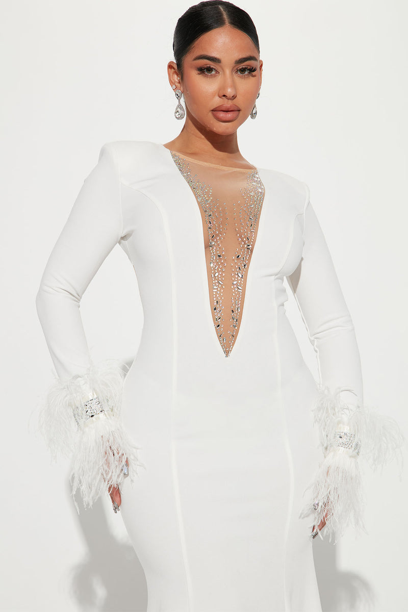 Eyes On Me Maxi Dress - White | Fashion Nova, Luxe | Fashion Nova