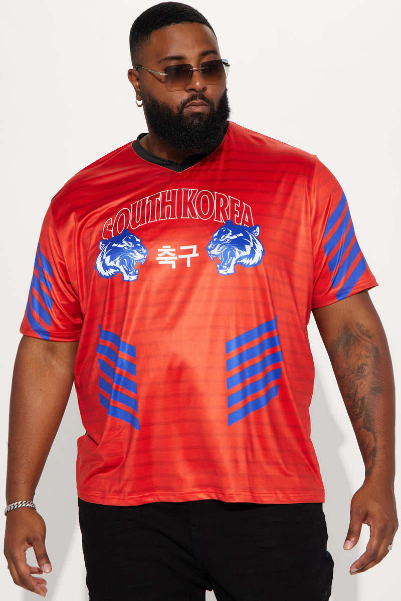 South Korea Swagger Jersey - Red | Fashion Nova, Mens Tees & Tanks ...