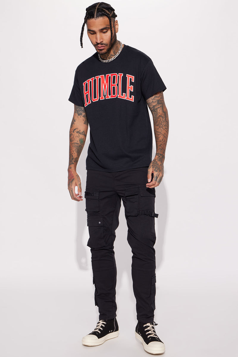 Humble Short Sleeve Tee - Black | Fashion Nova, Mens Graphic Tees ...