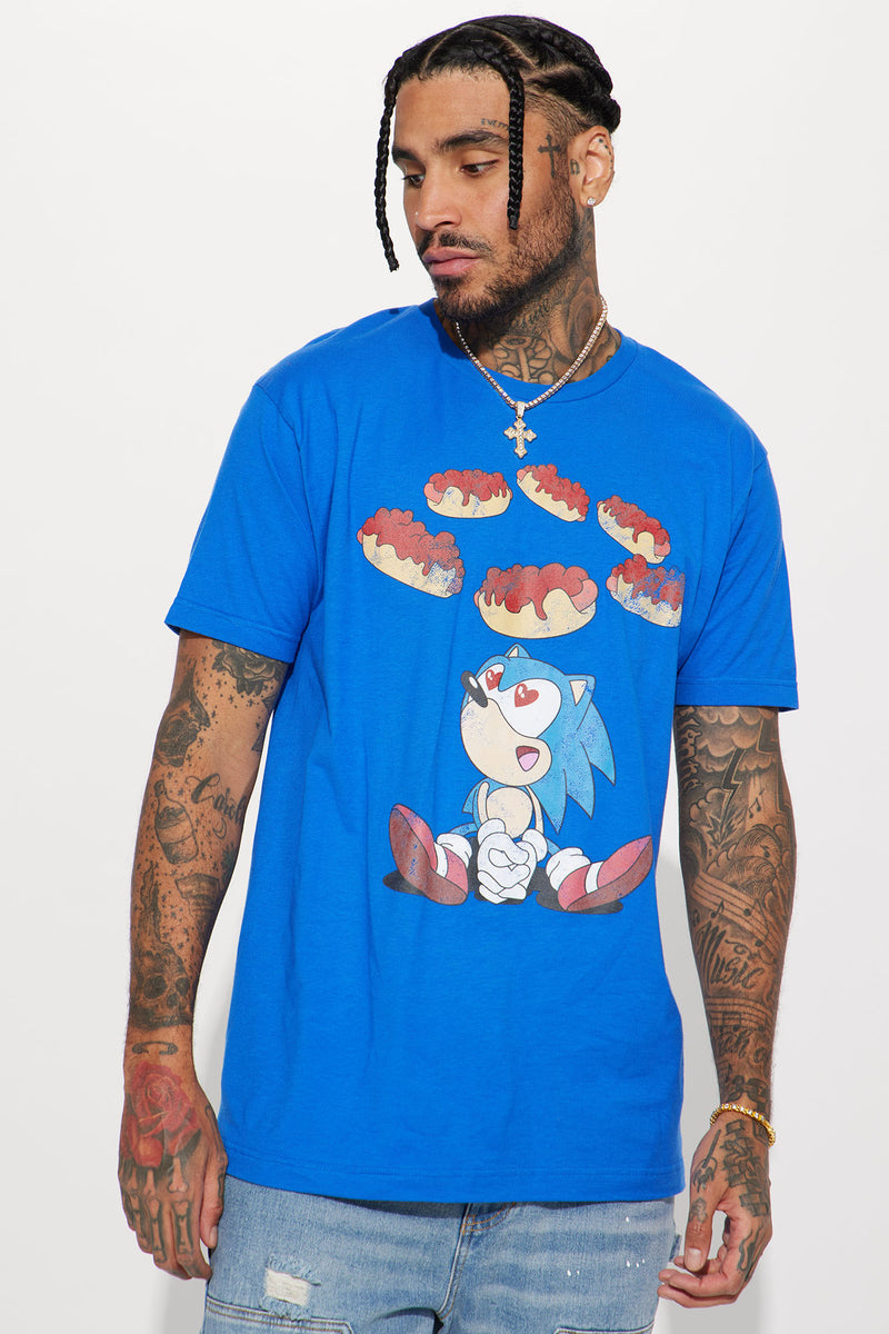 Sonic The Hedgehog Glizzy Dreams Short Sleeve Tee - Blue | Fashion Nova ...