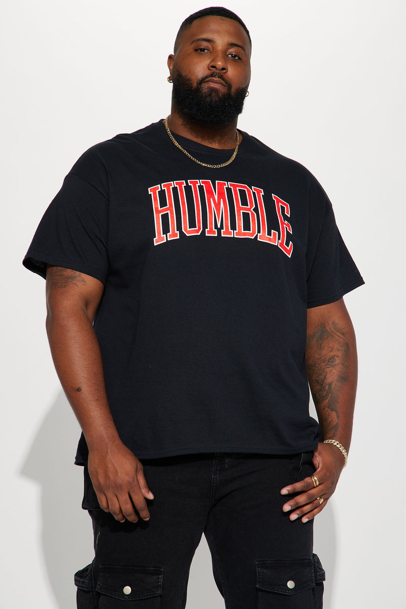 Humble Short Sleeve Tee - Black | Fashion Nova, Mens Graphic Tees ...