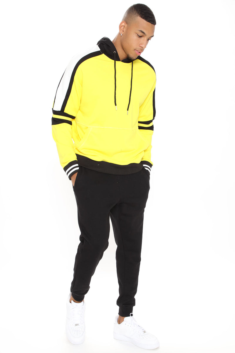 Kramer Hoodie - Yellow/combo | Fashion Nova, Mens Fleece Tops | Fashion ...