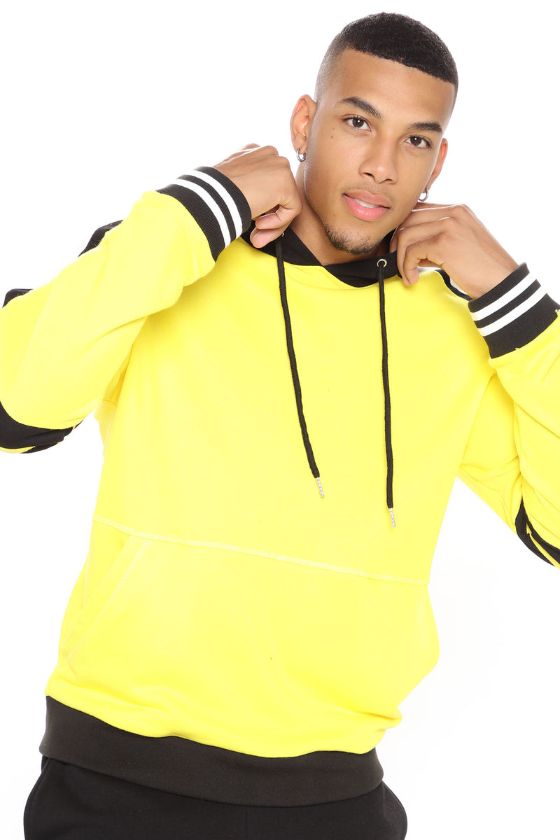 Kramer Hoodie - Yellow/combo | Fashion Nova, Mens Fleece Tops | Fashion ...