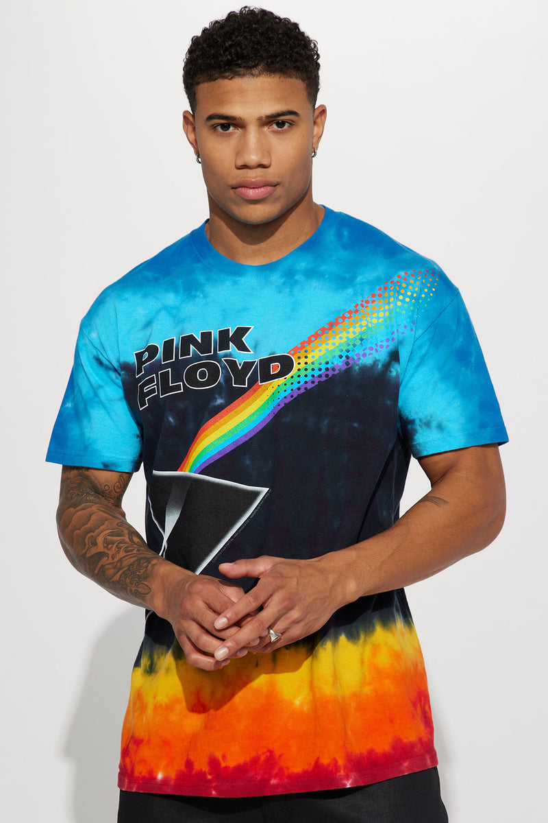 Pink Floyd Us Vs Them Tie Dye Short Sleeve Tee - Multi Color | Fashion ...
