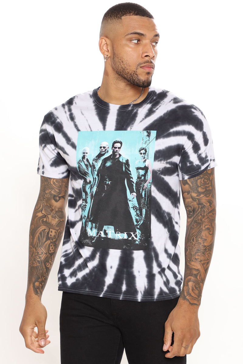 Matrix Tie Dye Short Sleeve Tee - Black | Fashion Nova, Mens Graphic ...