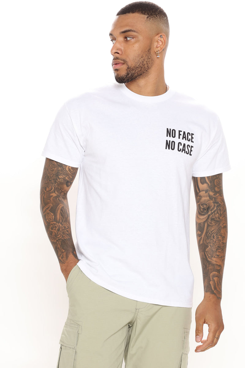 No Face No Case Short Sleeve Tee - White | Fashion Nova, Mens Graphic ...