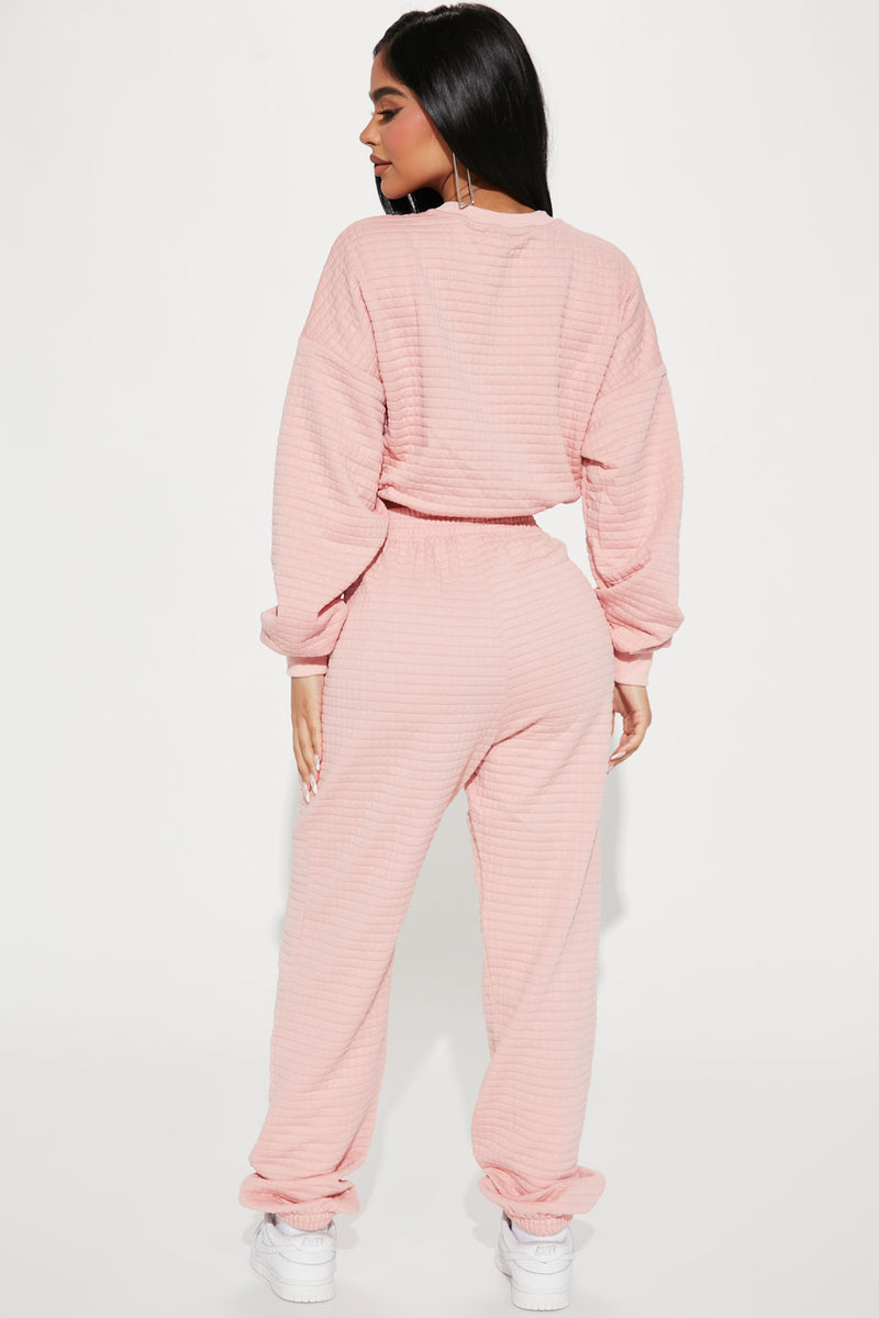 Let Me Relax Jogger Set - Pink | Fashion Nova, Matching Sets | Fashion Nova