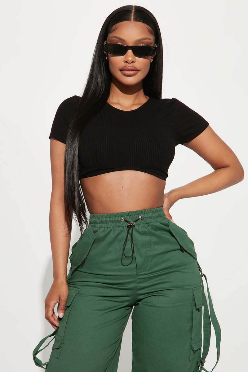 Amelia Crop Top - Black | Fashion Nova, Basic Tops & Bodysuits ...