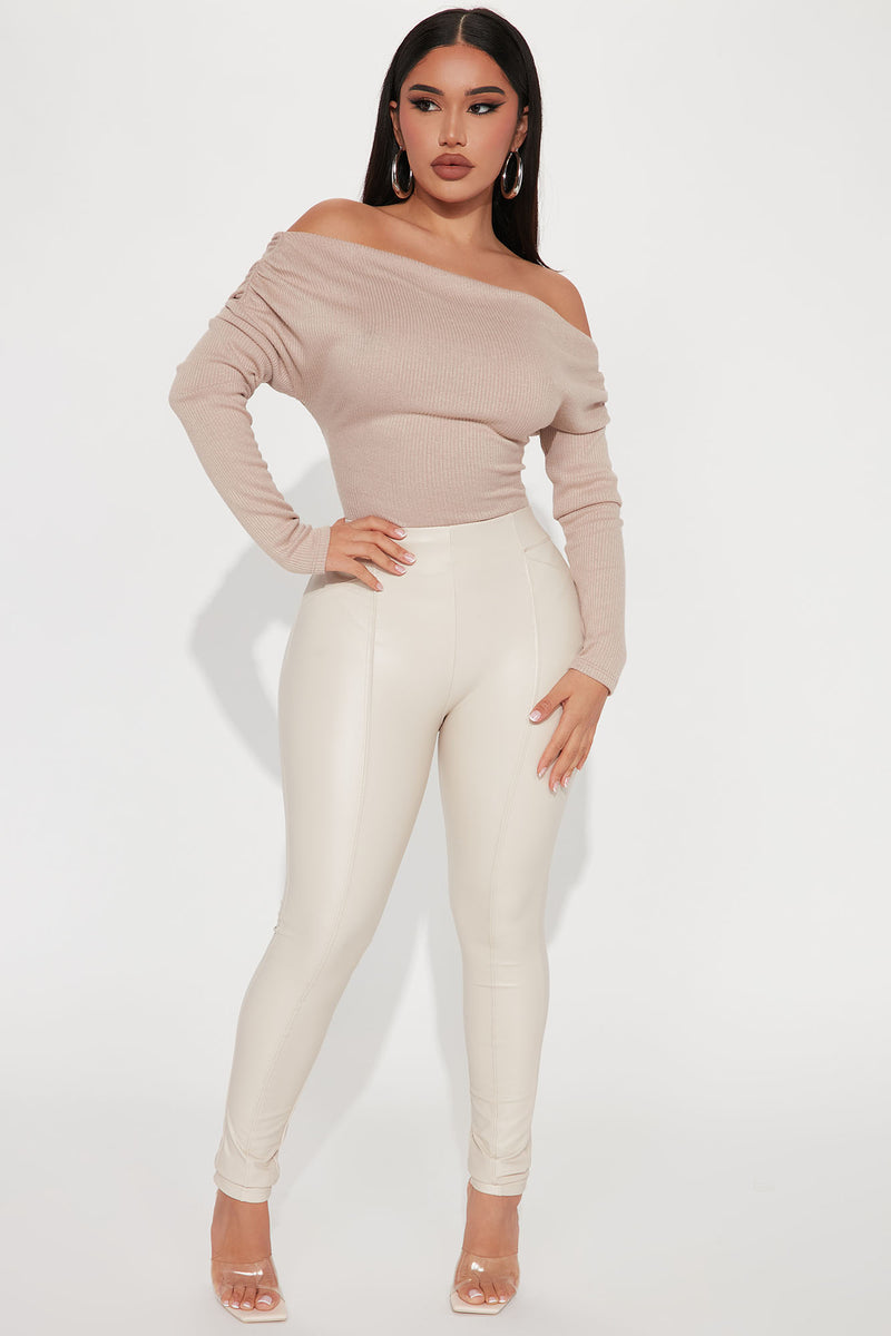 Lover Girl Sweater Bodysuit Taupe Fashion Nova Bodysuits Fashion