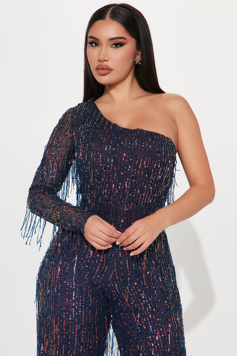 Famous Fringe Jumpsuit - Navy | Fashion Nova, Jumpsuits | Fashion Nova
