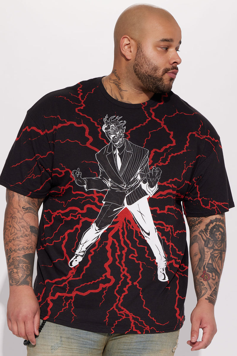 Twoface Shocking Short Sleeve Tee - Black | Fashion Nova, Mens Graphic ...